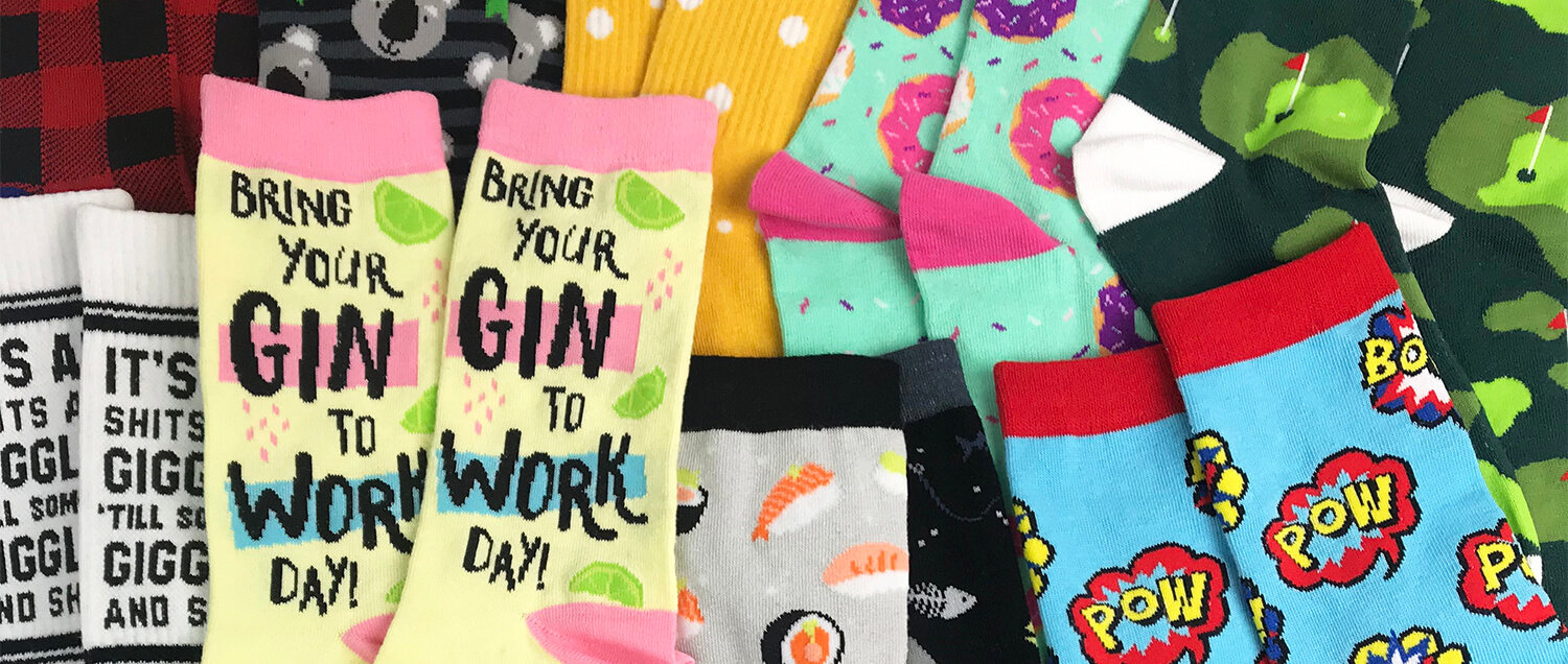 Frankly Funny Socks - Design Group Australia